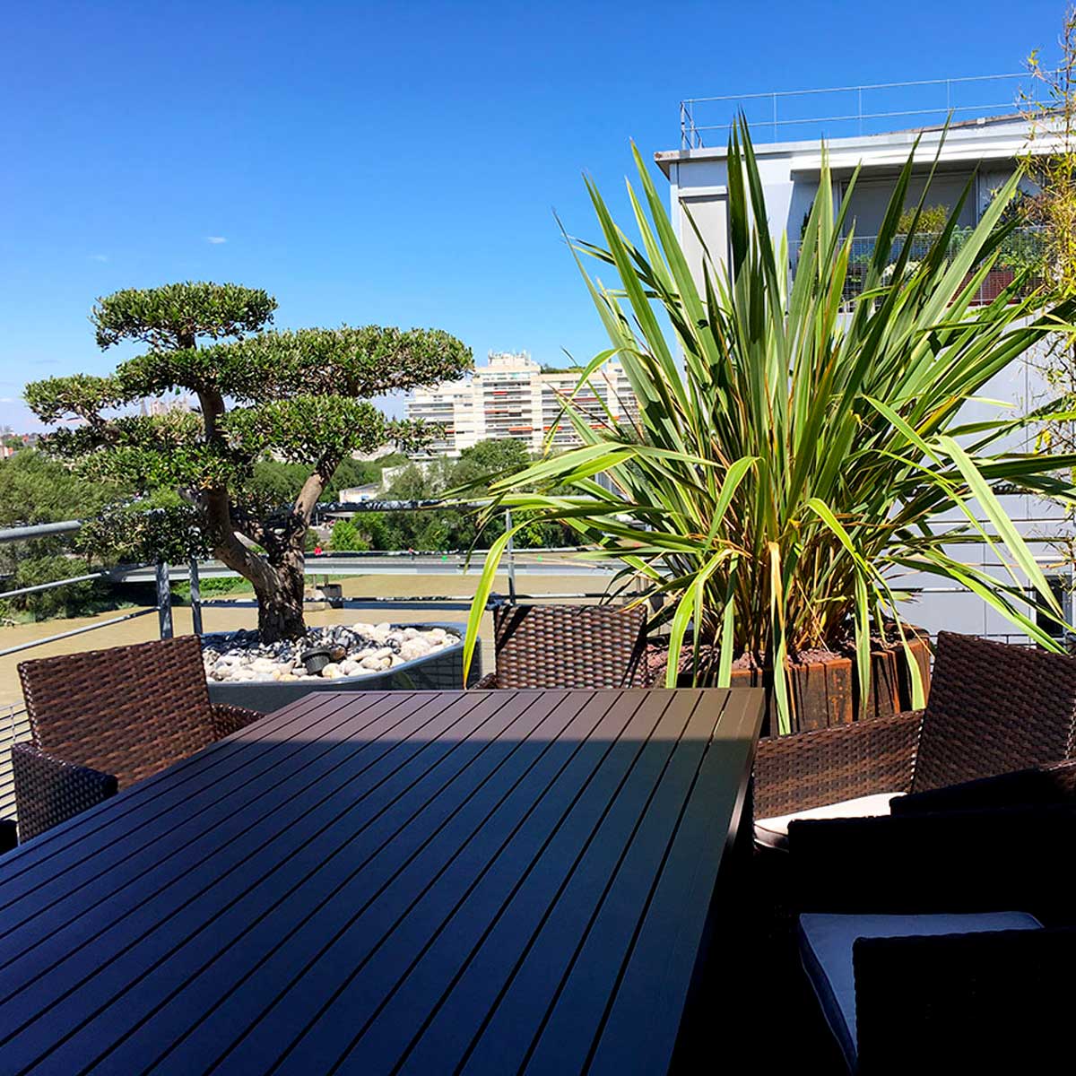 Plus qu’une terrasse : un jardin en hauteur - Vert Morisson ...